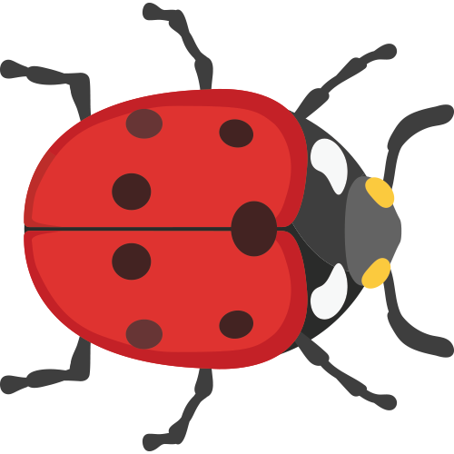 Cartoon Clip Art - Ladybug - (500x500) Png Clipart Download