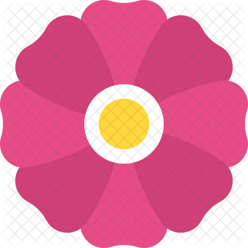 Mauve Flower Icon - Spring Flower Icon Png Icon Flower - Full Size PNG ...