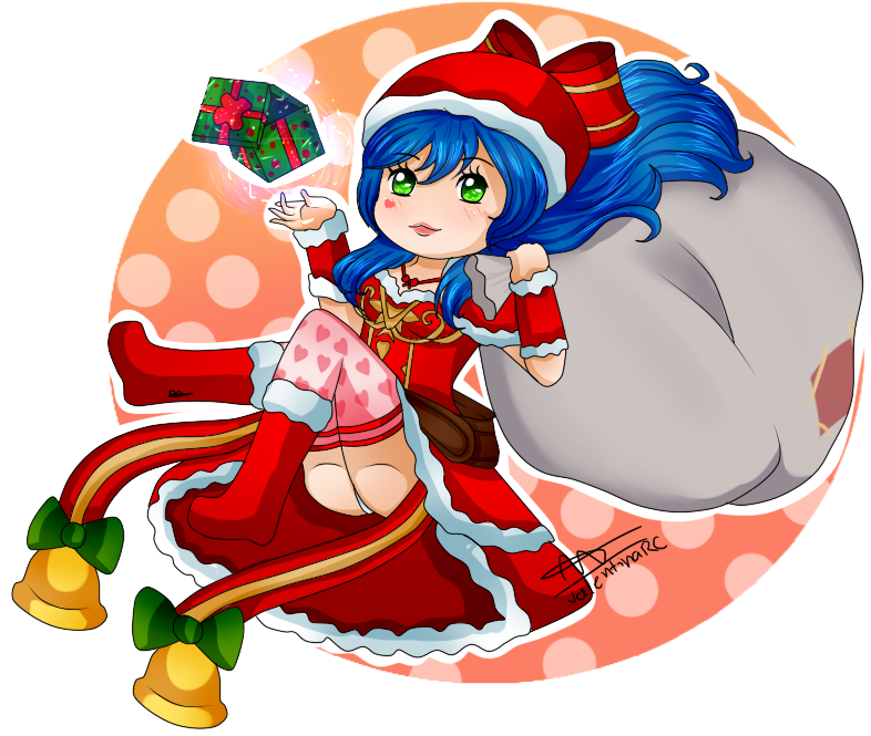 Eudora Skin De Navidad By Valentinitarc - Eudora Mobile Legend Art ...