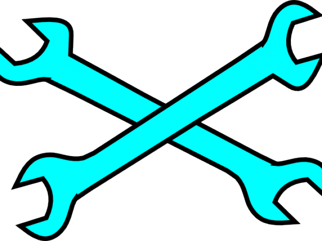 Wrench Clipart Line Art - Wrench - (640x480) Png Clipart Download
