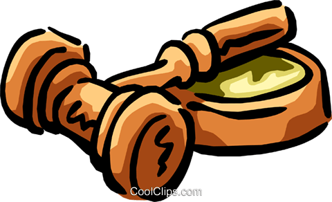 Gavel Royalty Free Vector Clip Art Illustration - Vice President Symbol ...
