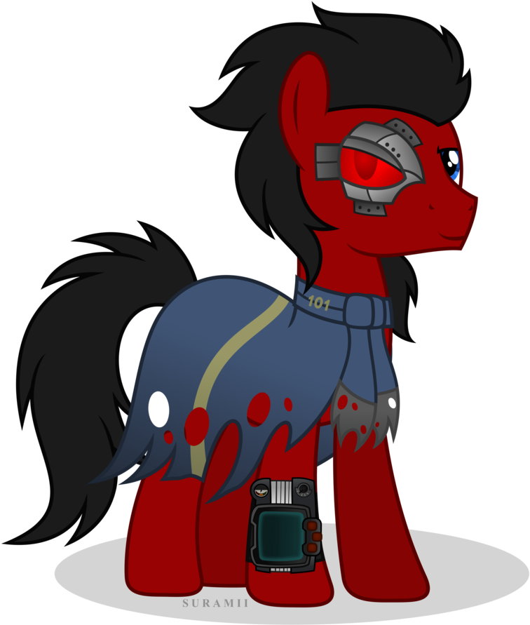 Red Eye By Suramii - Fallout Equestria Red Eye - (894x894) Png Clipart ...