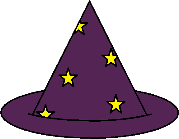Witch Hat Clipart Pink - Triangle - Full Size PNG Clipart Images Download