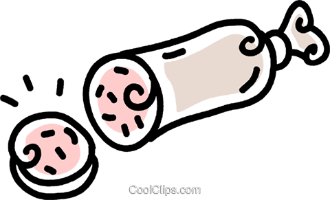 Cold Meat Royalty Free Vector Clip Art Illustration - Clip Art - Full ...