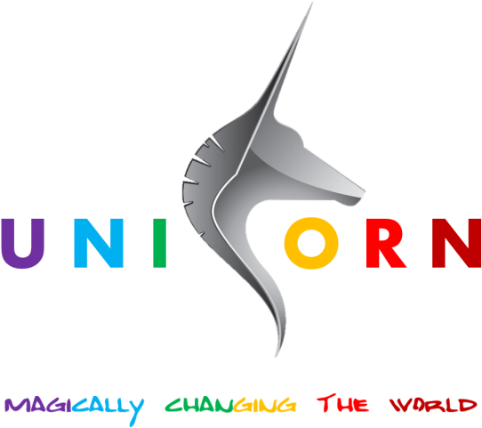 Unicorn Network Logo - Unicorn - (650x514) Png Clipart Download