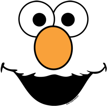 Elmo Face Cut Out