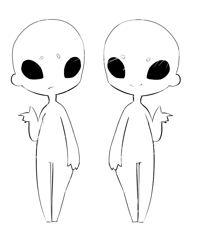 How To Make An Anime Girl Using A Blank Base Youtube - Drawing ...