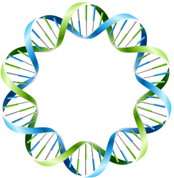 Sign-up For Free - Dna Circle - (360x368) Png Clipart Download