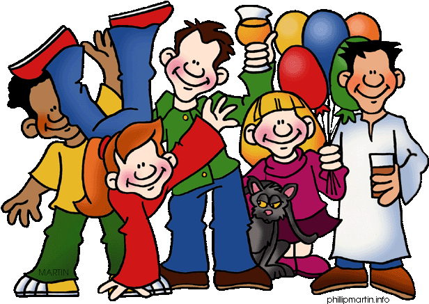 Clip Art Social Gathering Clipart - Family And Friends Clipart ...