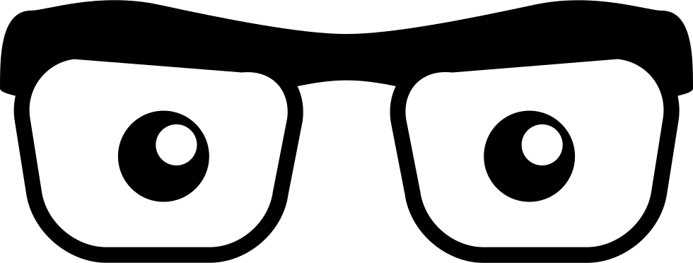 Eyes Looking Through Eyeglasses Comments - Looking Icon Png - (980x372 ...