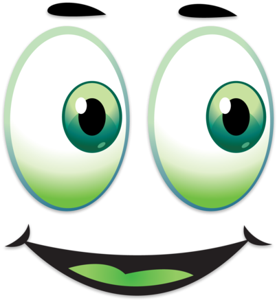 Clip Art Face Happy - (418x500) Png Clipart Download