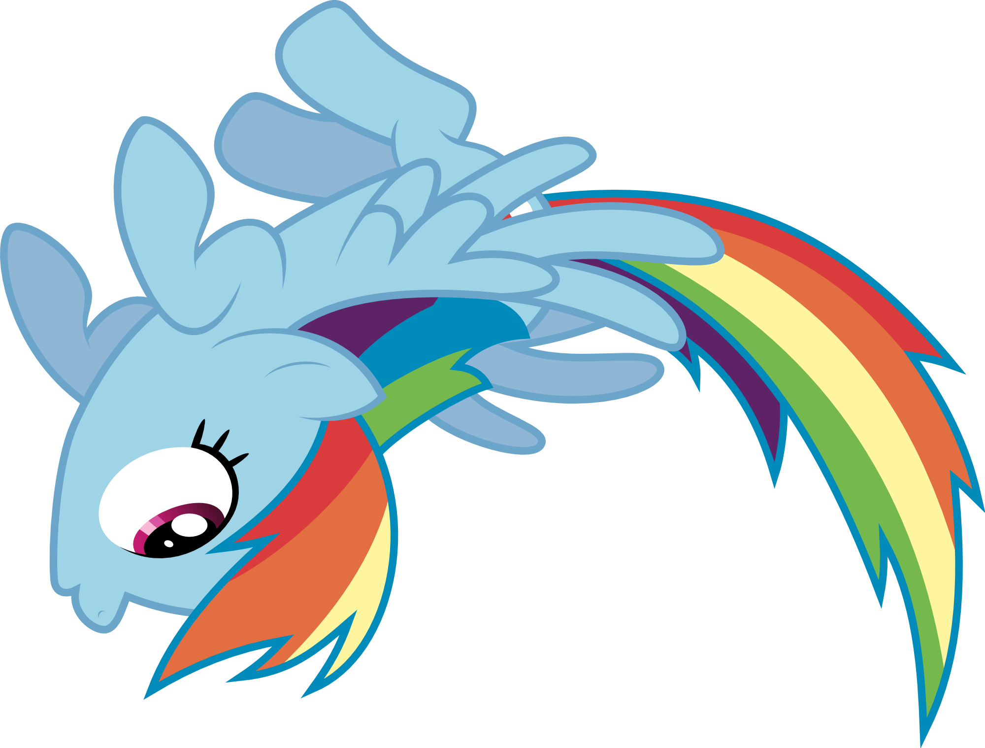 Mlp Rainbow Dash Flying Mad - Rainbow Dash Flying Png - (2000x1518) Png ...