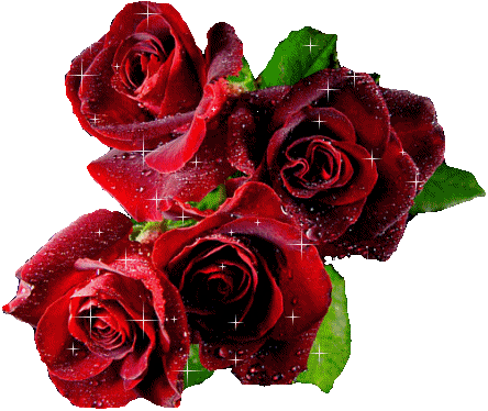 Gif Love Red Glitter Romance Rose Red Roses Roses Drama - Glitter Rose ...