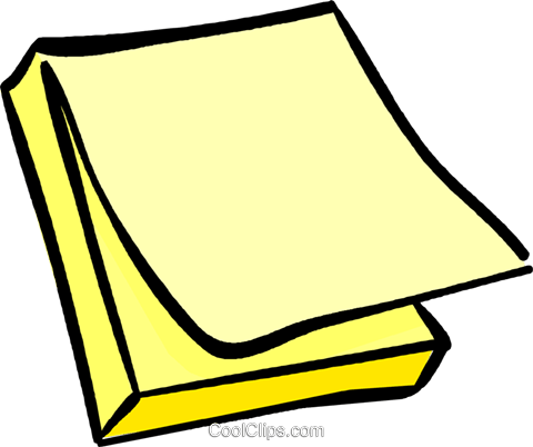 Post It Note Clipart - Post It Notes Clip Art - (480x402) Png Clipart ...