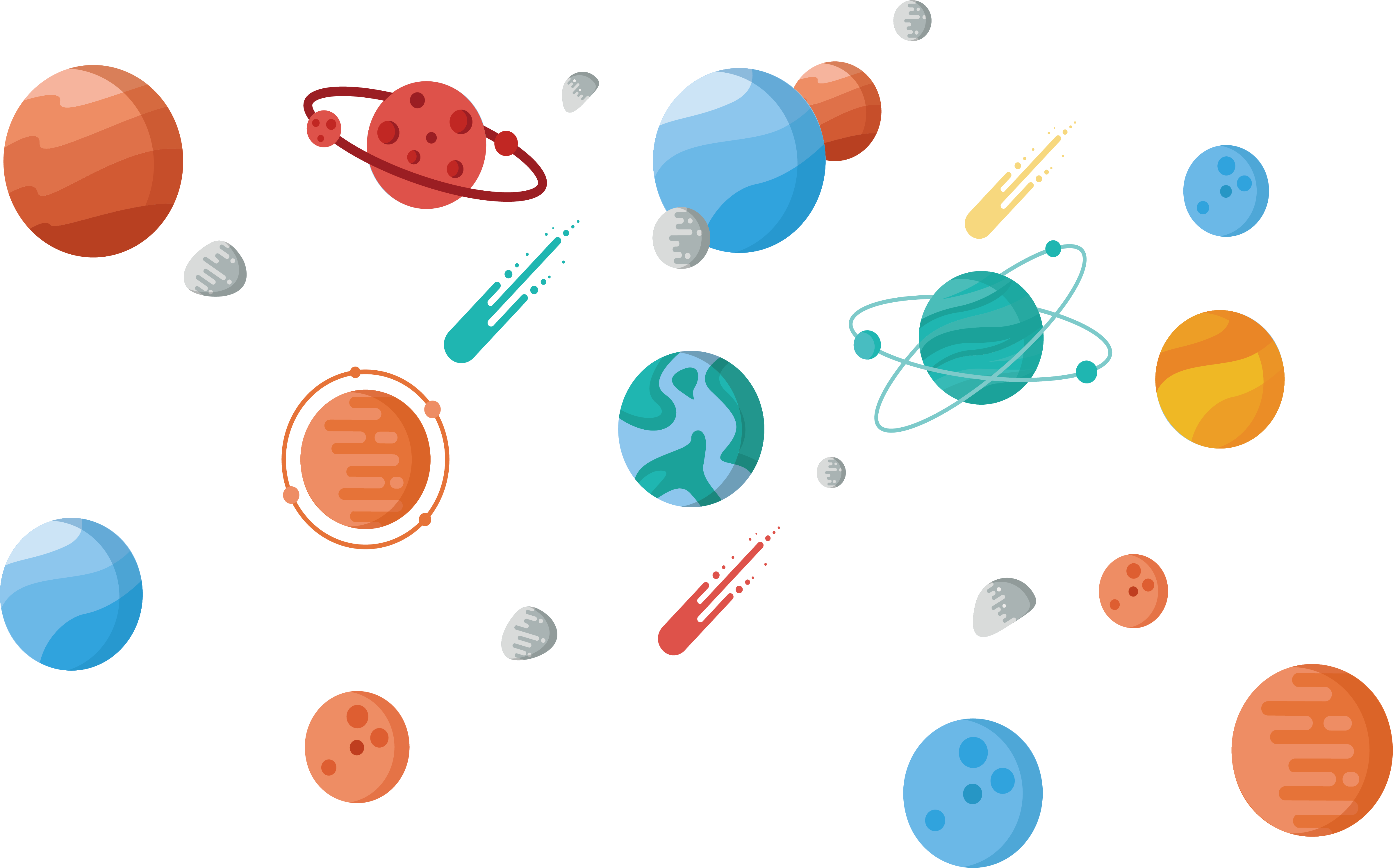 Outer Space Meteorite Clip Art - Outer Space Png Vector - Full Size PNG ...