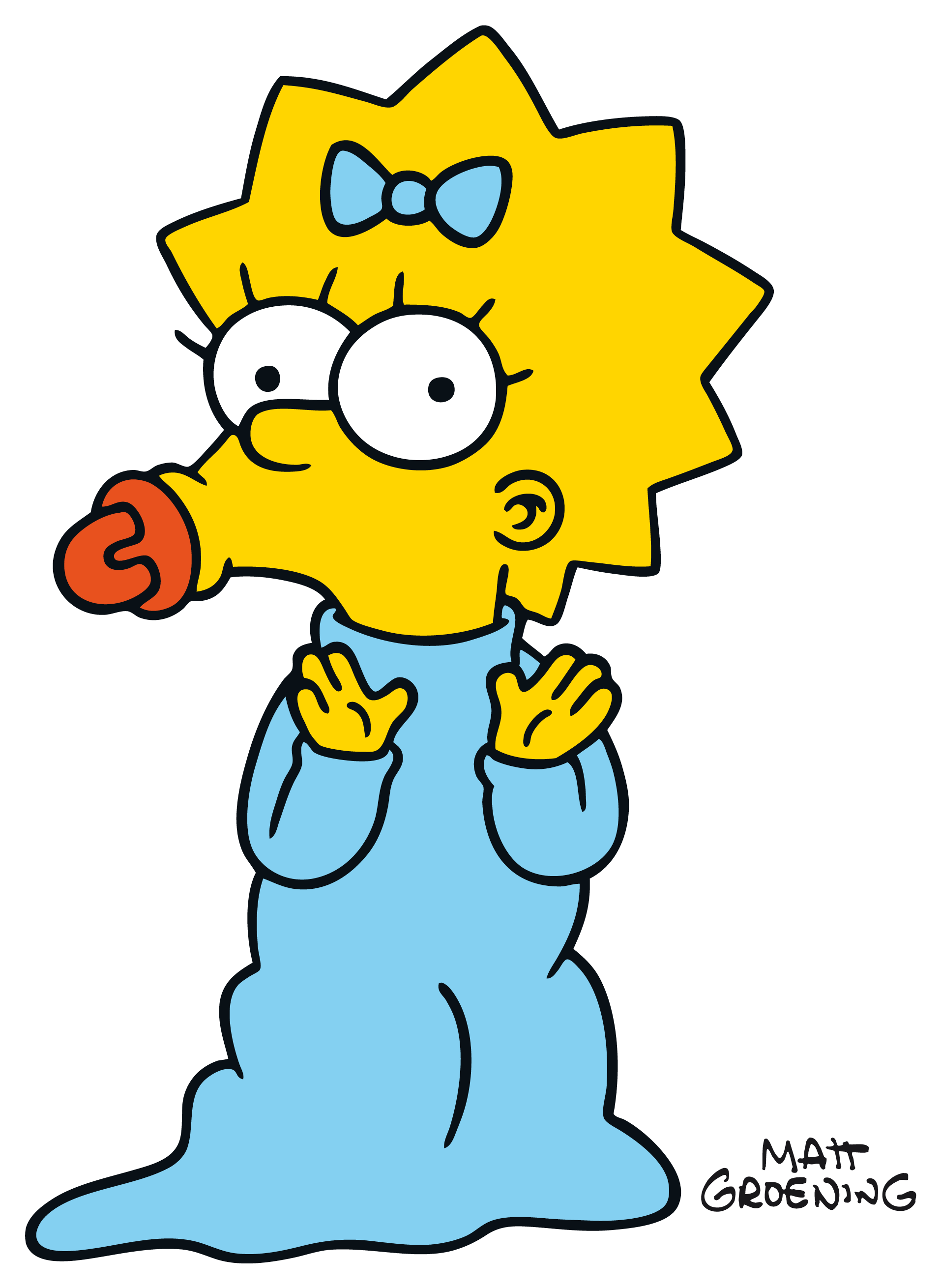 Maggie The Simpsons Png - (2480x3508) Png Clipart Download