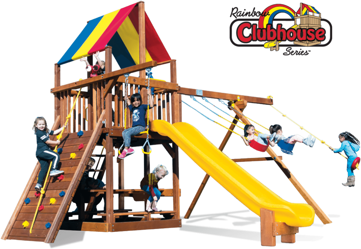 Rainbowclubpiclogo - Backyard Playworld - (1500x900) Png Clipart Download