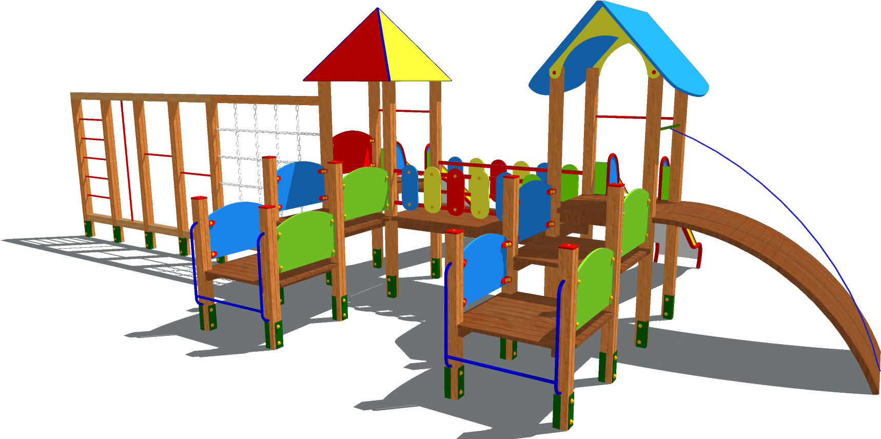 Zestaw Zabawowy Julek - Playground - (1854x855) Png Clipart Download