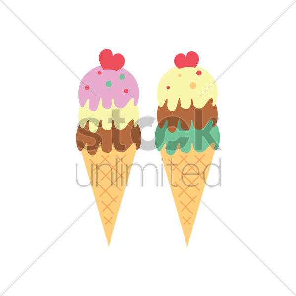 Shapes Clipart Ice Cream Cone - Ice Cream Cone - (600x600) Png Clipart ...