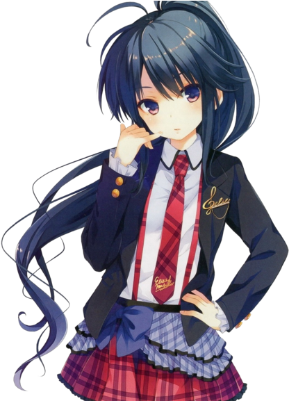 Anime - Anime Girl No Background - (1024x576) Png Clipart Download