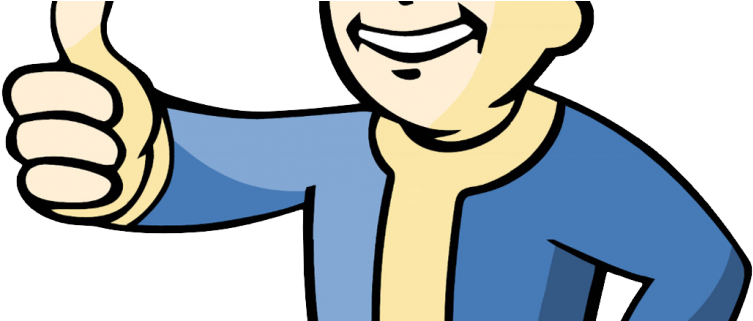 Fallout Clipart Guy - Fallout 4 - (817x320) Png Clipart Download