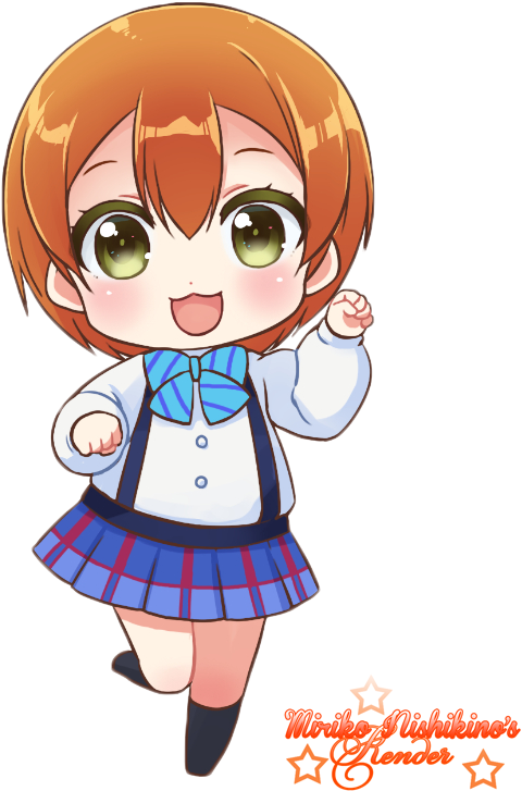 Rin Hoshizora Chibi By Mii-akikawa - Love Live Rin Chibi - (600x800 ...