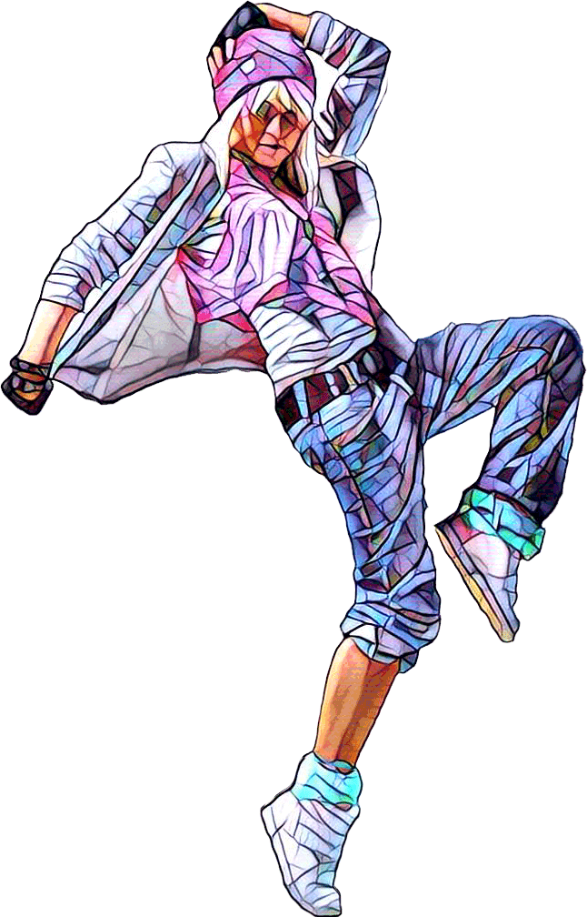 Crazy Eyes Cartoon Download - Cartoon Png Hip Hop Dancing - (646x1008 ...