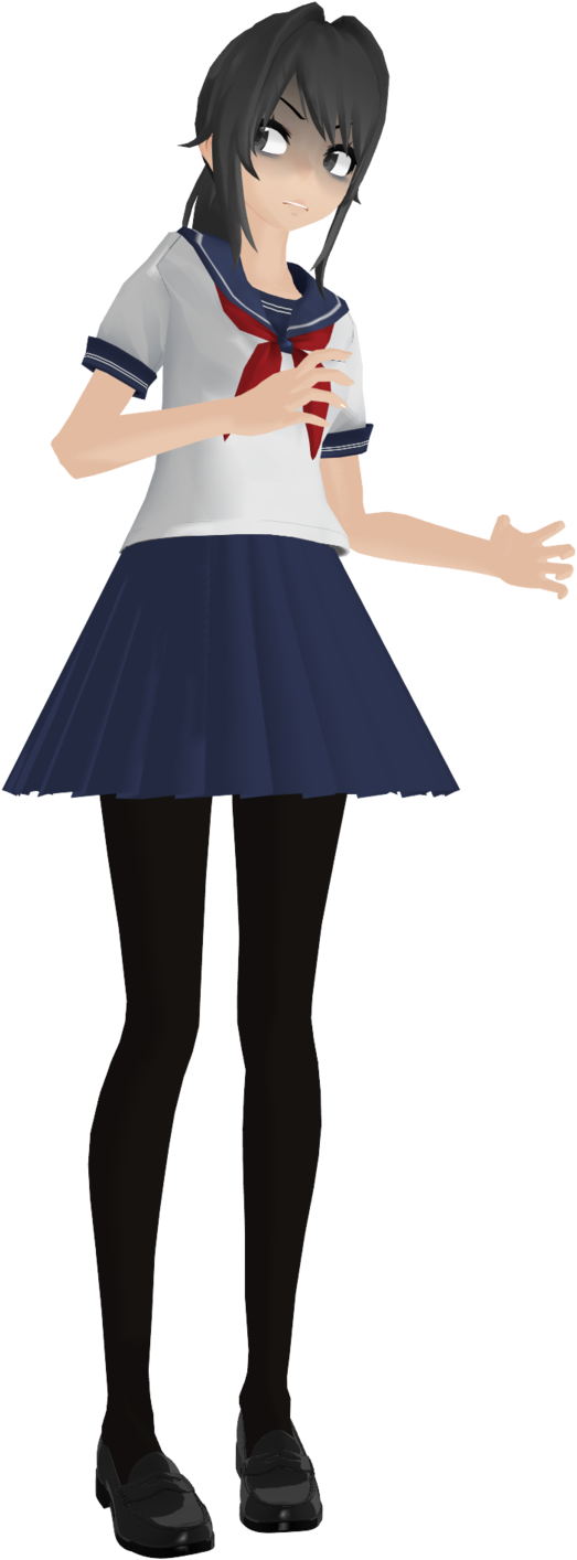 Yandere Simulator Bully Fan Art - Ayano Yandere En Png - (558x1432) Png ...