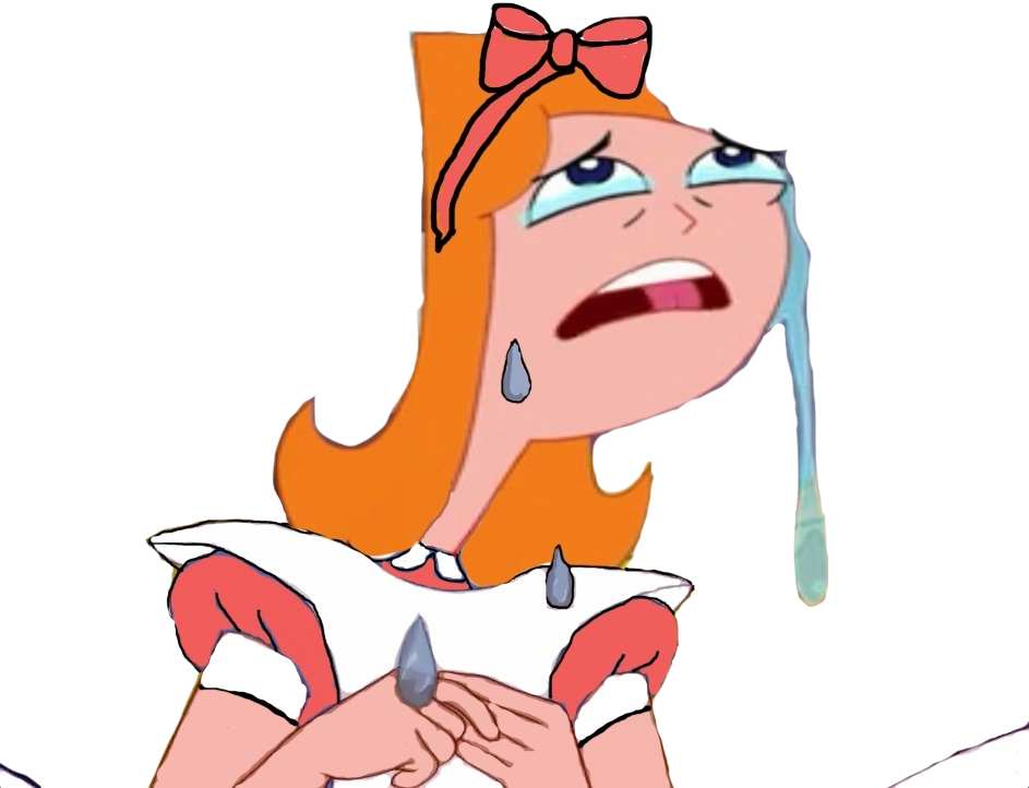 Candace Flynn As Alice Crying By Darthraner83 On Deviantart - Cartoon ...