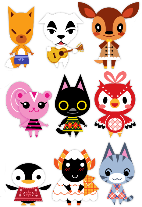 Animal Crossing Cute Animal - (473x700) Png Clipart Download