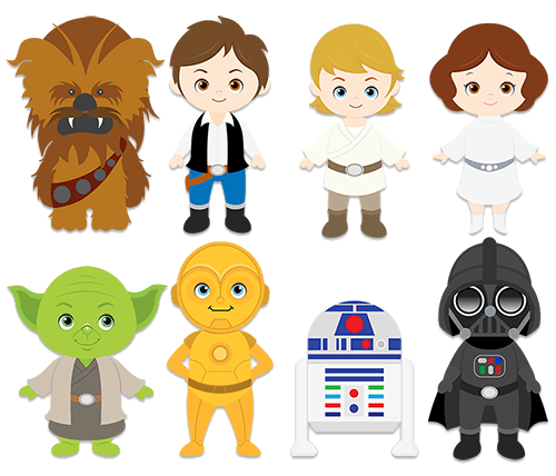 Star Wars Free Images - Baby Star Wars Characters - (500x428) Png ...