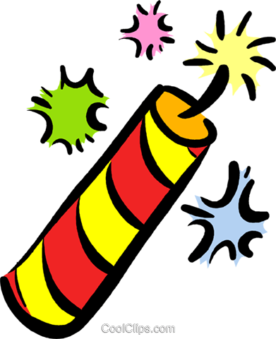 Fireworks And Firecrackers Royalty Free Vector Clip - Fuochi D ...