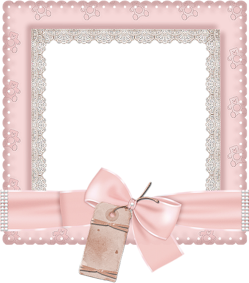 Cute Pink Transparent Frame - Cute Pink Frame Png - (523x589) Png ...
