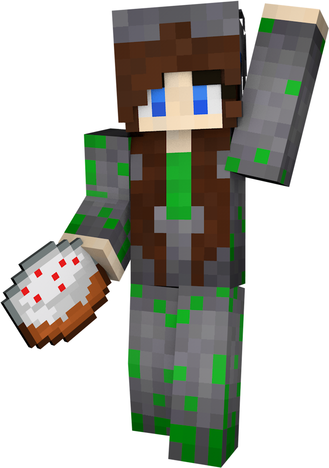 Contents - Minecraft Cake - (704x981) Png Clipart Download