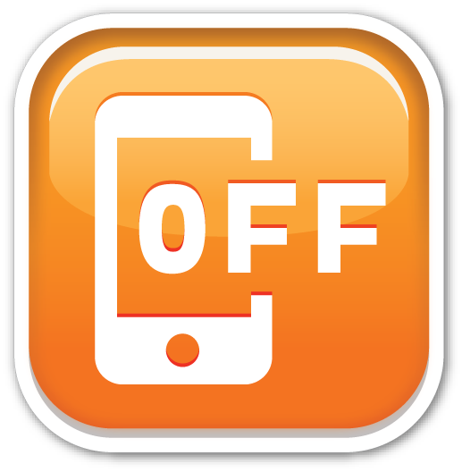 Mobile Phone Off - Mobile Phone Off Emoji - (517x528) Png Clipart Download