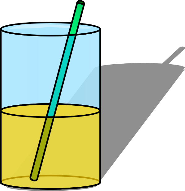 Drawn Glass Straw Drawing - Drawn Glass Straw Drawing - (598x618) Png ...