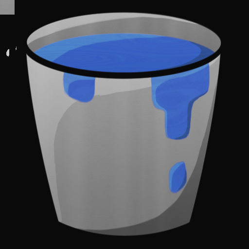 Minecraft Bucket With Water Icon, Png Clipart Image - Cubo De Agua ...