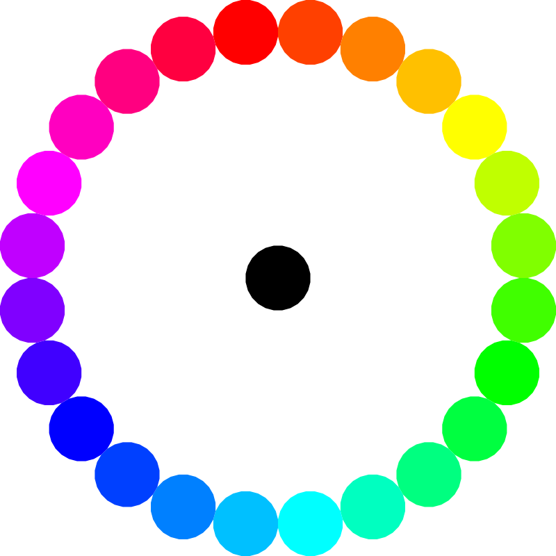Rainbow Circle Dot Clipart - (800x800) Png Clipart Download