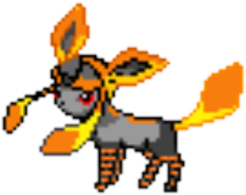 Candy Corn Glaceon - Pixel Art - (420x420) Png Clipart Download