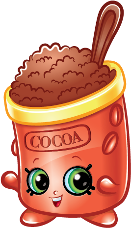 Chocolate Clipart Shopkin - Cocoa Powder Cartoon - (577x496) Png ...
