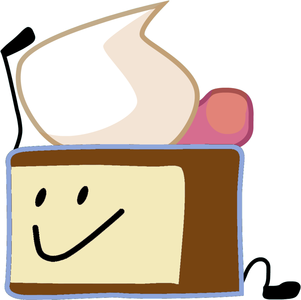 Ice Cream Cake New Pose - Ice Cream Bfdi - (1006x1006) Png Clipart Download