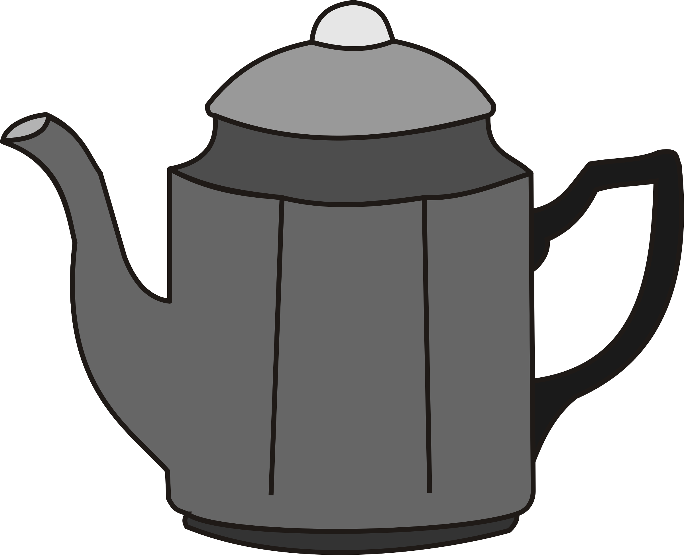 Coffee Maker Clip Art At - Clipart Coffee Pot - (2400x1946) Png Clipart ...