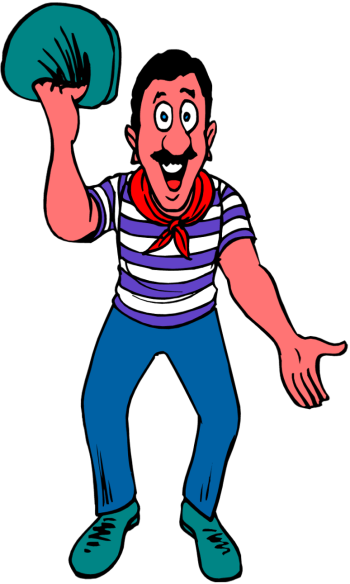 Italian Man Clipart