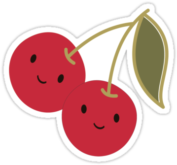 Clip Art - Kawaii Cherries - Full Size PNG Clipart Images Download