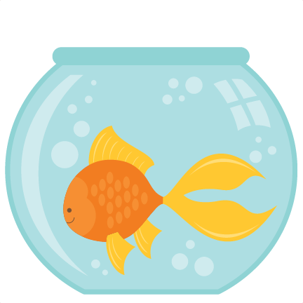 Goldfish In Bowl Svg Scrapbook Cut File Cute Clipart - Goldfish Bowl ...