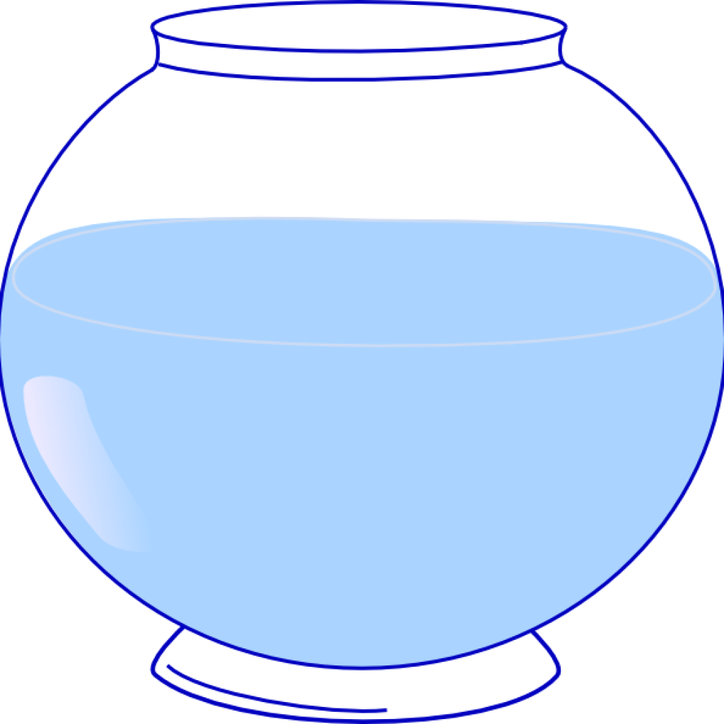 Fish Bowl Clipart Fish Bowl Clip Art At Clker Vector - Empty Fish Bowl ...