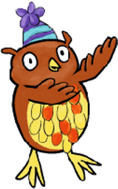 Poppy Cat Owl - Cartoon - (400x400) Png Clipart Download