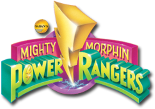 Rebranded - Mighty Morphin Power Rangers Logo - (640x459) Png Clipart ...