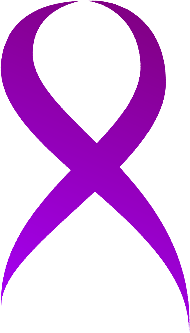 Purple Ribbon - Purple Ribbon - (1500x1500) Png Clipart Download