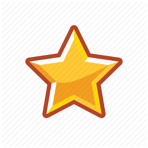 Stars Icon - Gold Star Icon Png - (512x512) Png Clipart Download